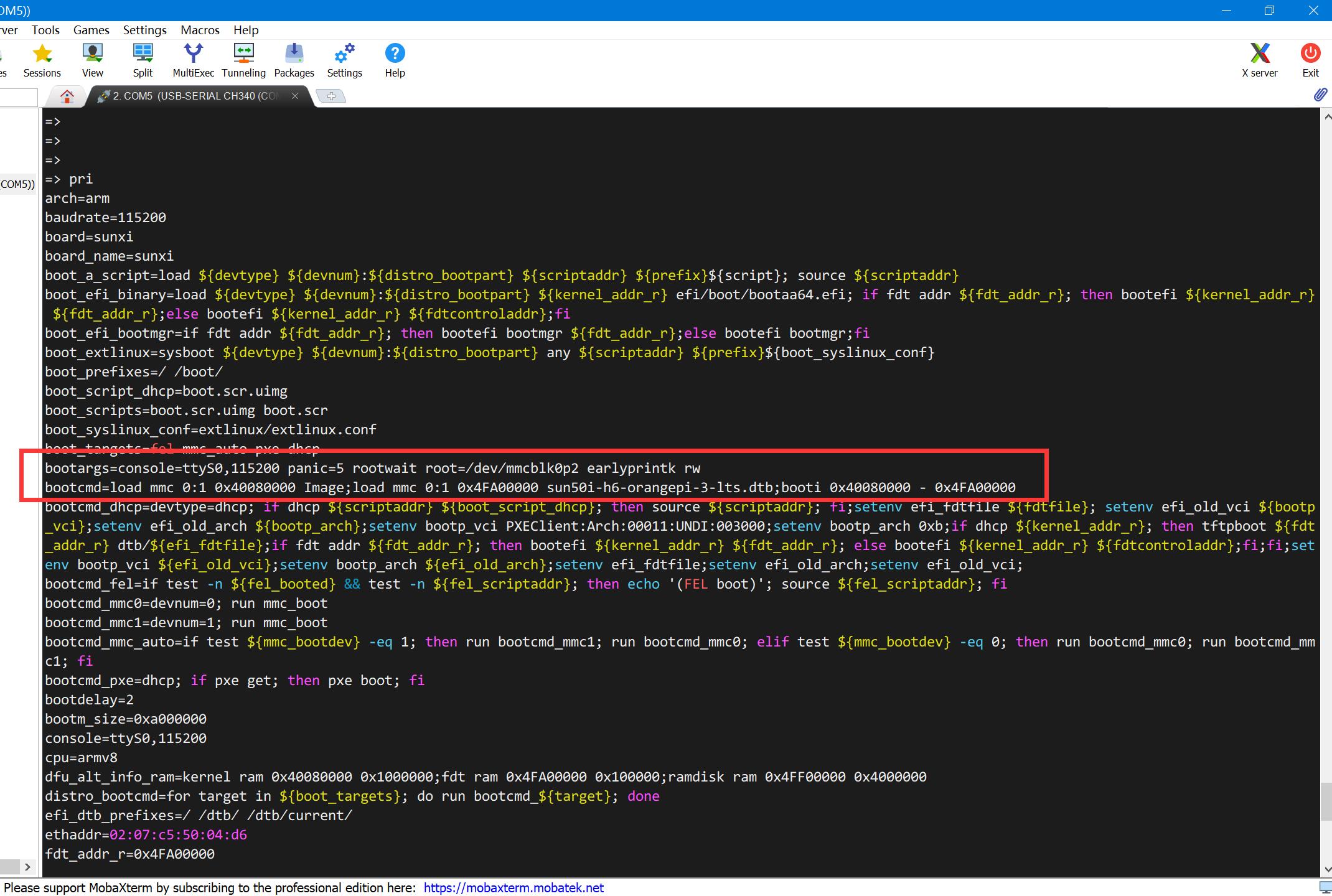 使用自己编译orangepi3-lts的uboot启动内核Starting kernel卡死 / 全志 SOC / WhyCan Forum(哇酷开发者社区)